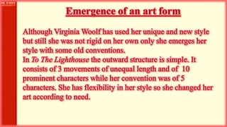 writing style of virginia woolf | PPTX