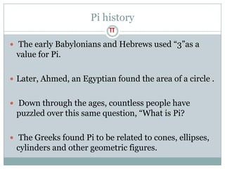 Pi | PPTX | Physics | Science