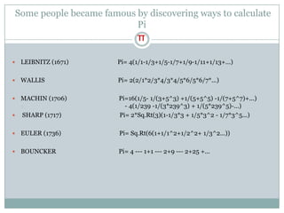 Pi | PPTX | Physics | Science