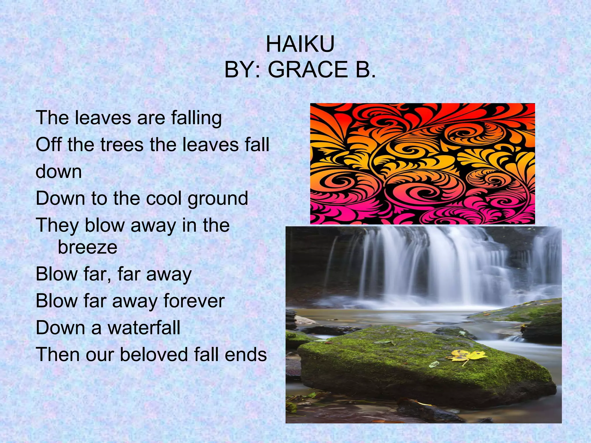 Mrs. Hardys Fourth Grade Haiku | PPT