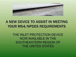 Inlet Protection Devices | PPT