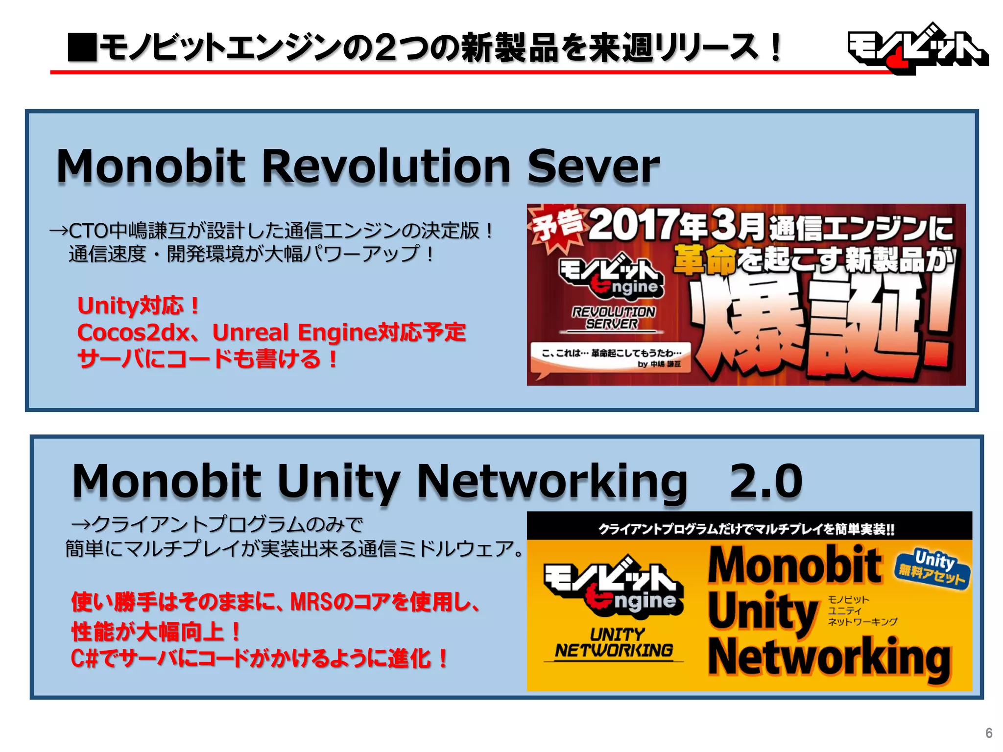 「Monobit Revolution Server」のご紹介 | PDF