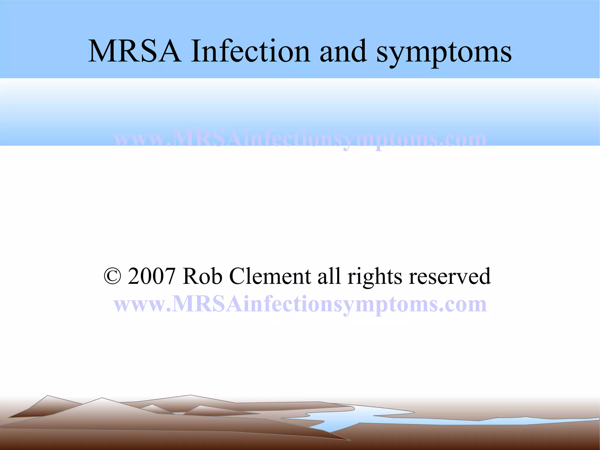 MRSA Infection and Symptoms | PPS