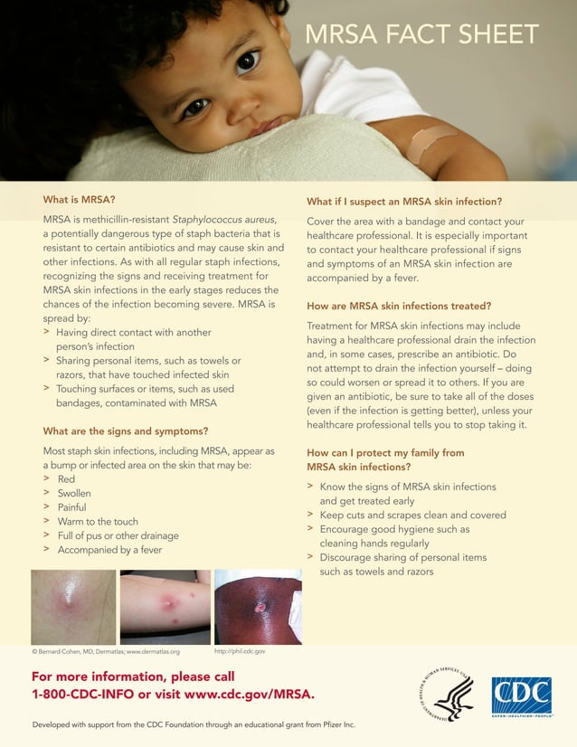 Mrsa consumer factsheet_f | PDF | Free Download