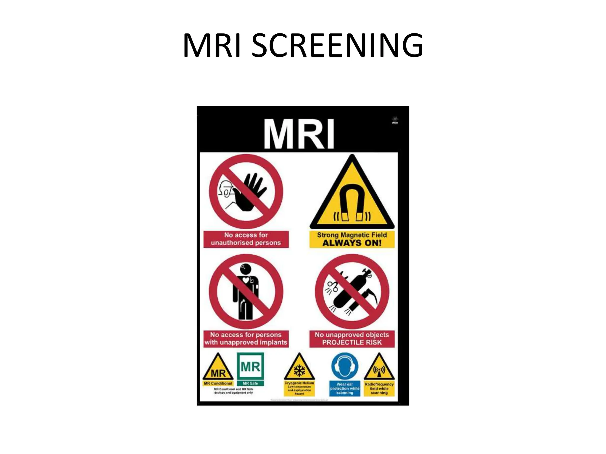 MRI SAFETY | PPTX