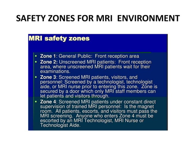 MRI SAFETY | PPTX | Physics | Science