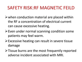 MRI SAFETY | PPTX