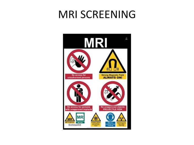 MRI SAFETY | PPTX | Physics | Science