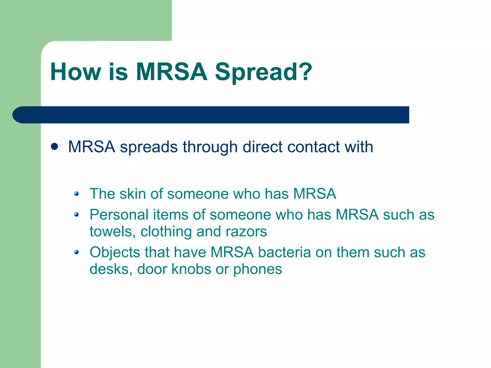 Mrsa ppt | PPT