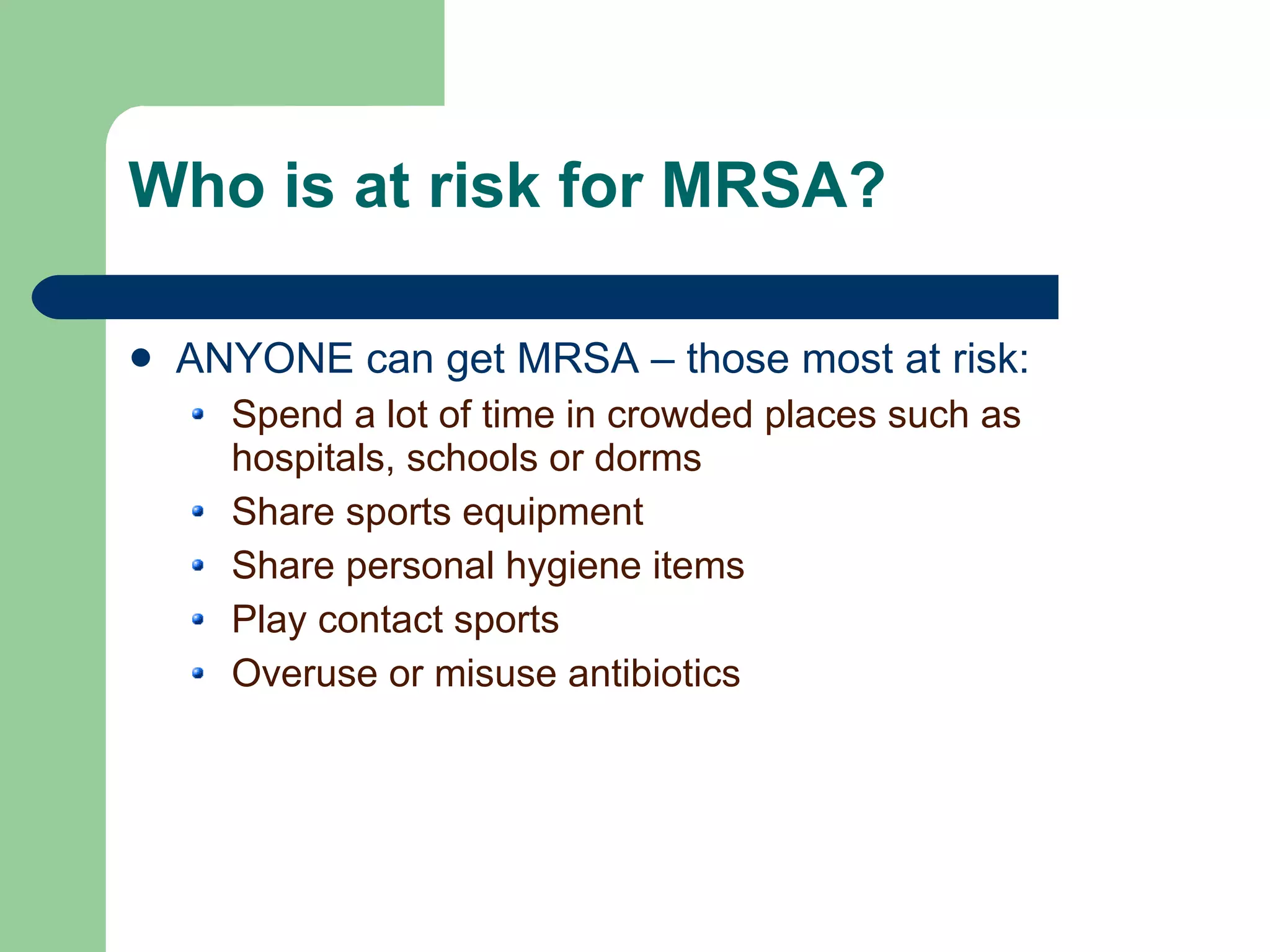 Mrsa ppt | PPT