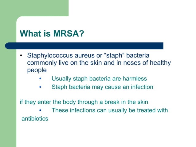 Mrsa ppt | PPT