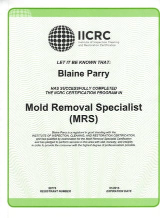 Mrs certification 2 2013 | PDF