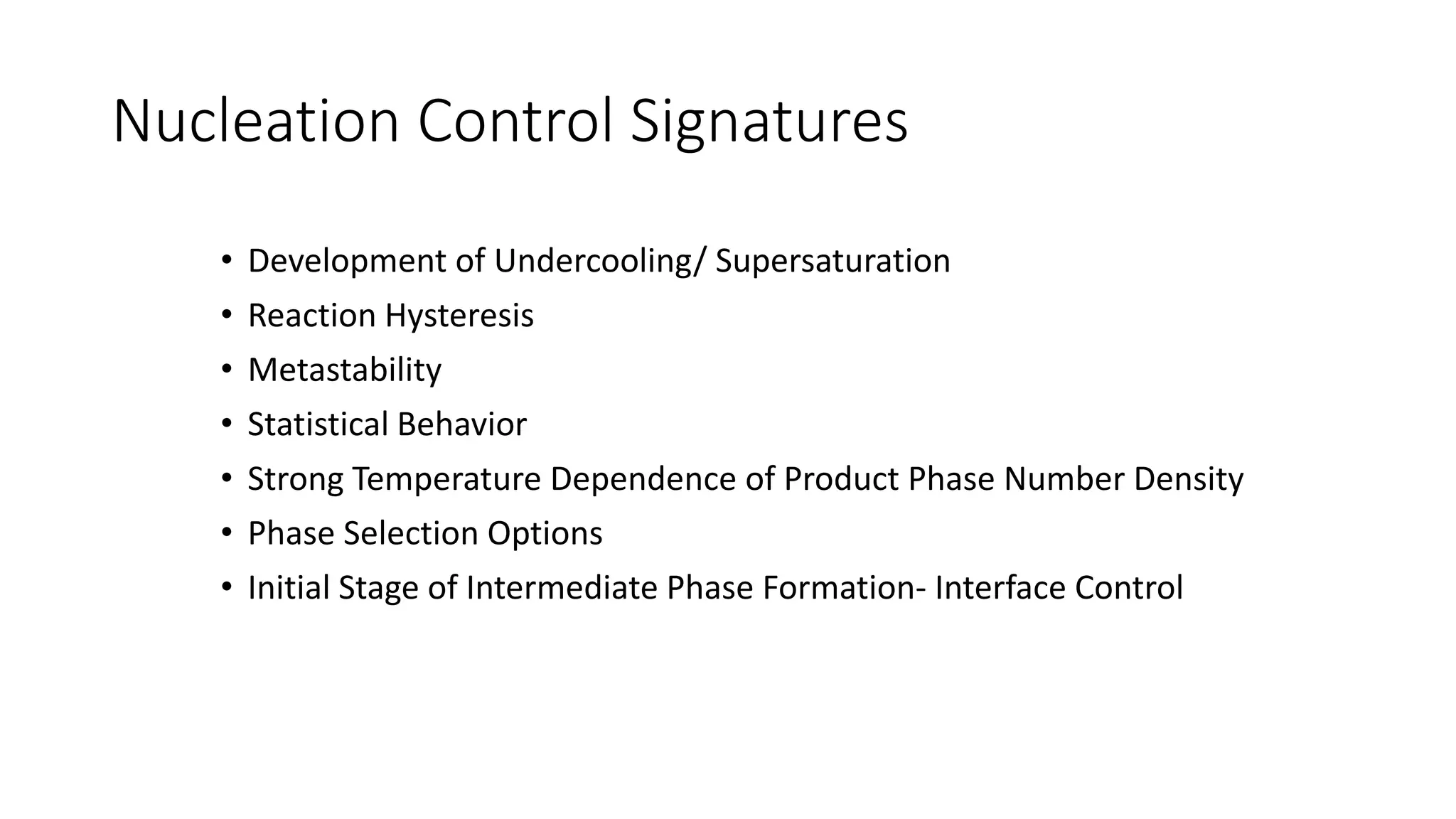 Nucleation and Growth of Crystal Phases from Amorphous Solids | PPTX