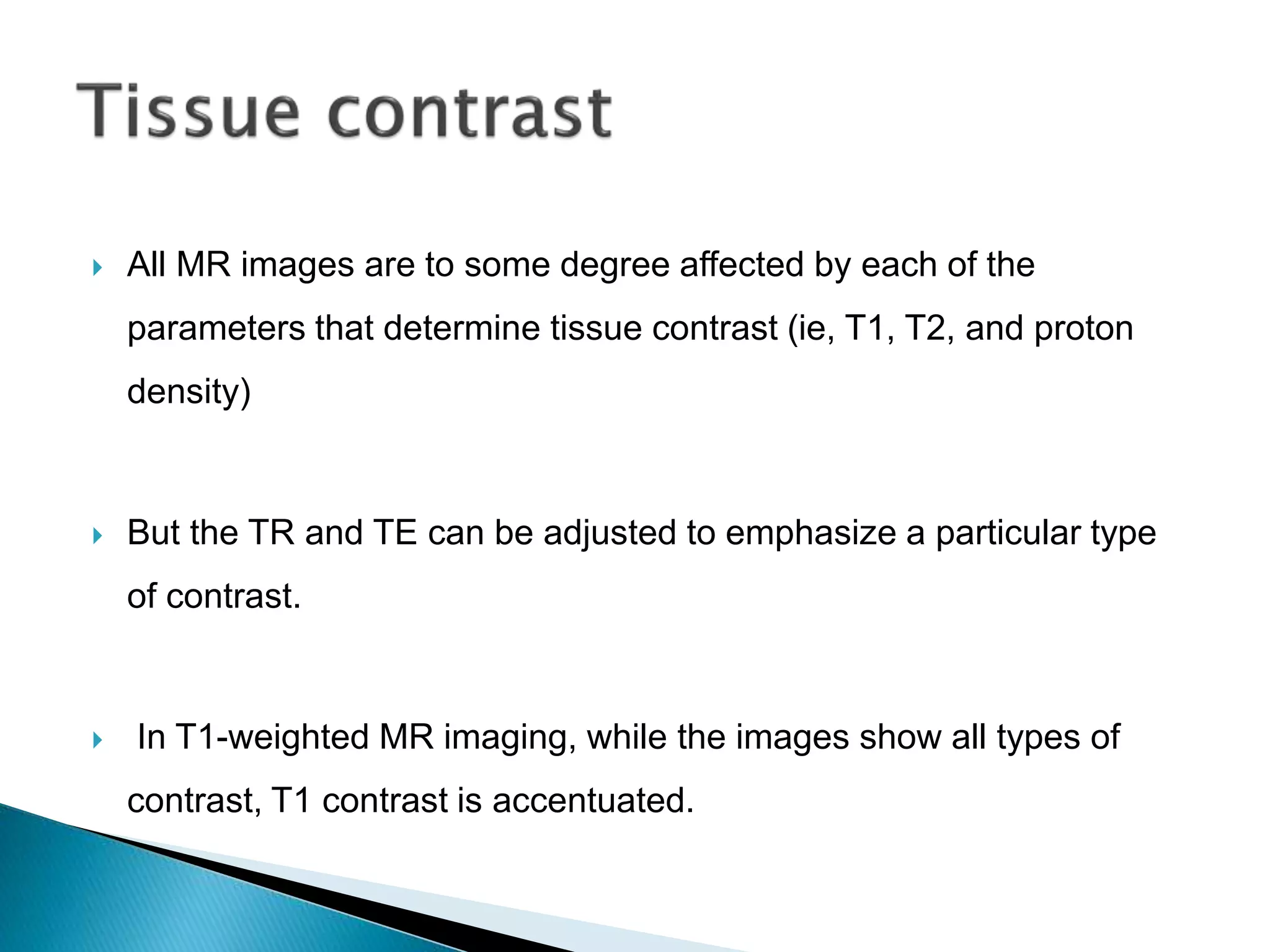 BASIC MRI SEQUENCES | PPTX