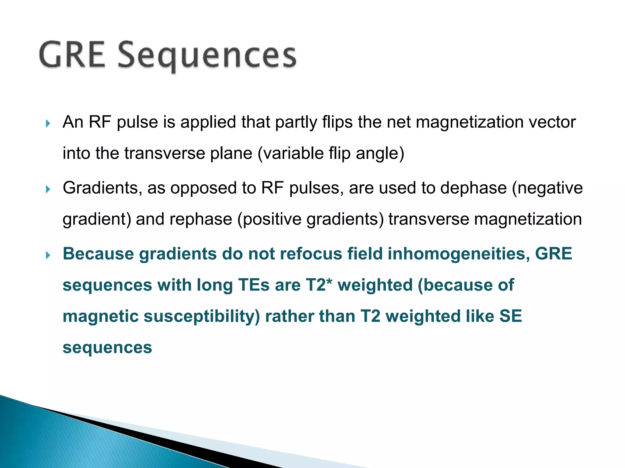 BASIC MRI SEQUENCES | PPTX