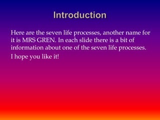 Mrs gren | PPTX