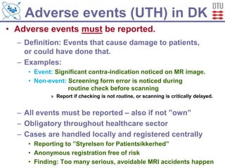 MRI safety regulation, Danish/Nordic MR Meeting, 2019 | PPT