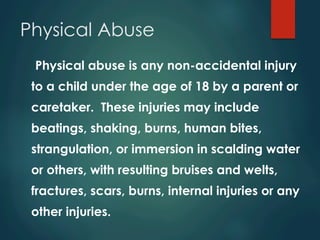 Child Abuse Presentation | PDF