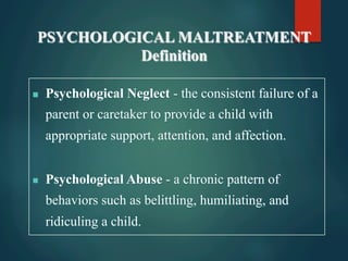 Child Abuse Presentation | PDF