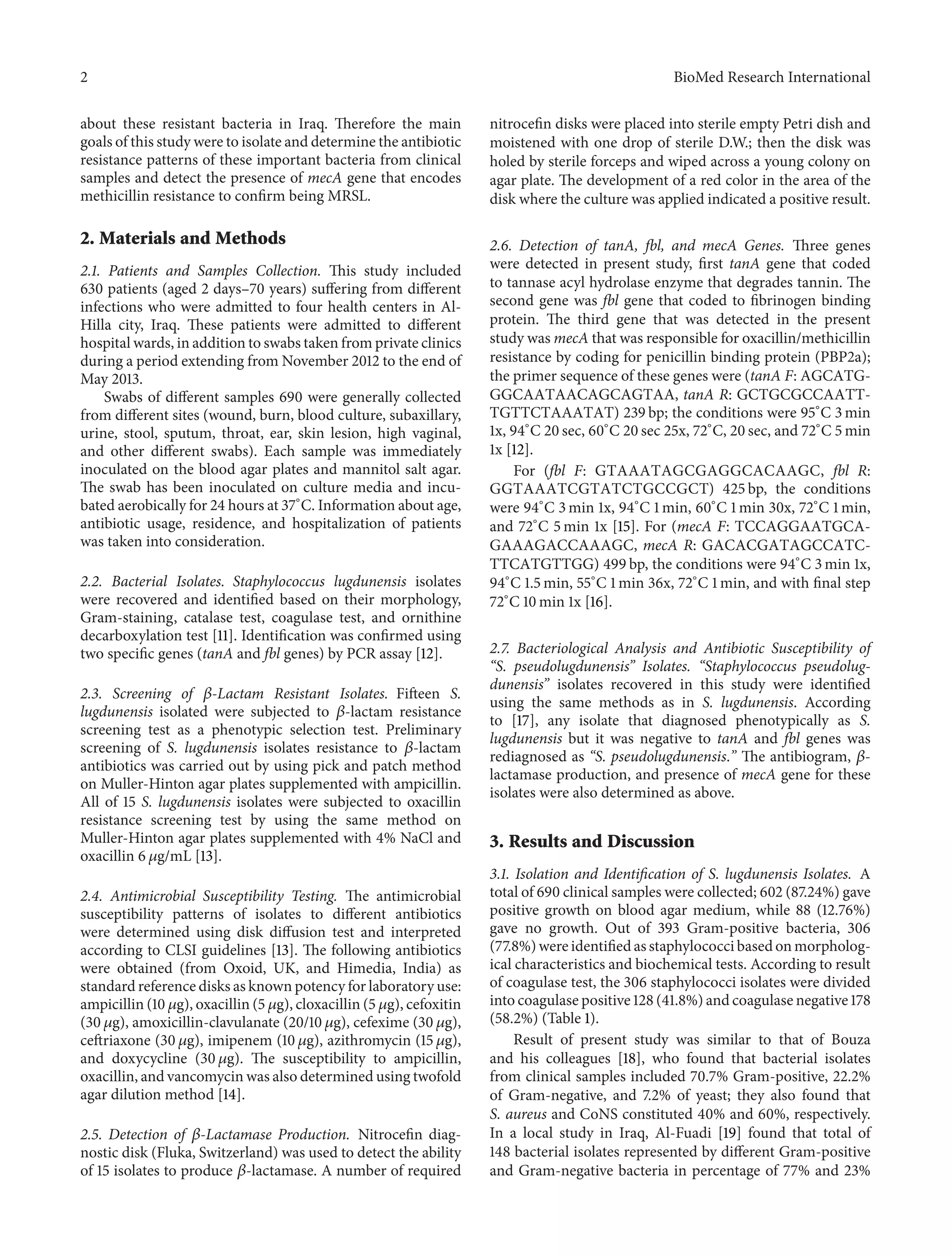 MRSL: Methicillin Resistant Staphylococcus lugdunensis | PDF