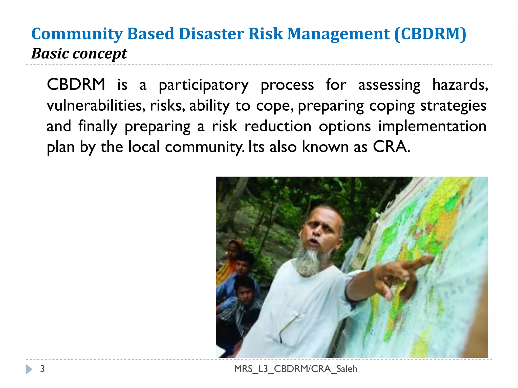 Community Risk Assessment (CRA)