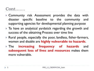 Community Risk Assessment (CRA) | PDF