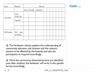 Community Risk Assessment (CRA) | PPT