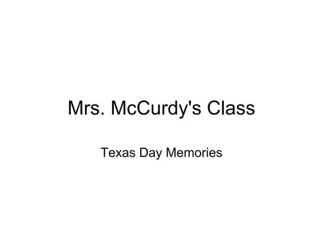 Mrs mc curdy_s_class | PDF