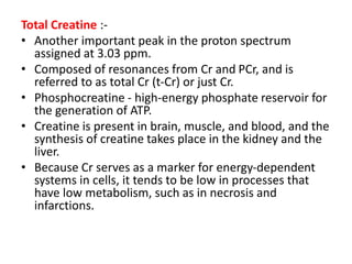 MR Spectroscopy | PPTX