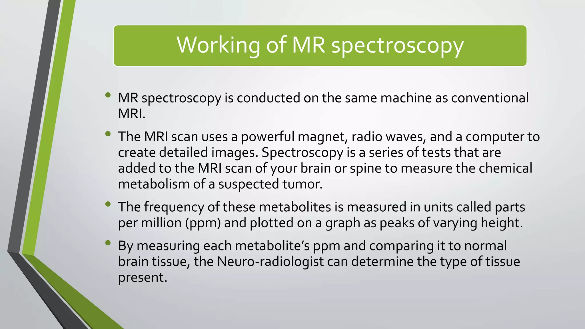 Mr spectroscopy | PPT