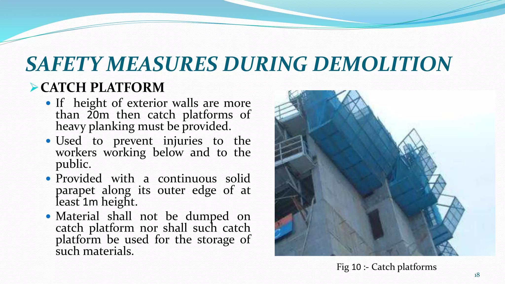 Demolition of building and its precautionary measures as per IS code | PPTX