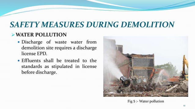 Demolition of building and its precautionary measures as per IS code | PPTX