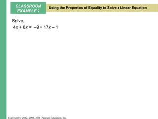 Solving Equations | PPT