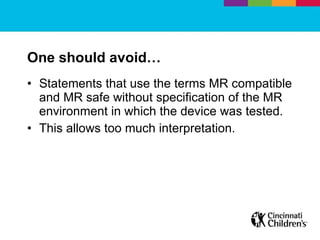 MR Terms And Implants | PPT