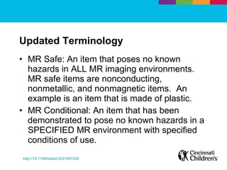 MR Terms And Implants | PPT