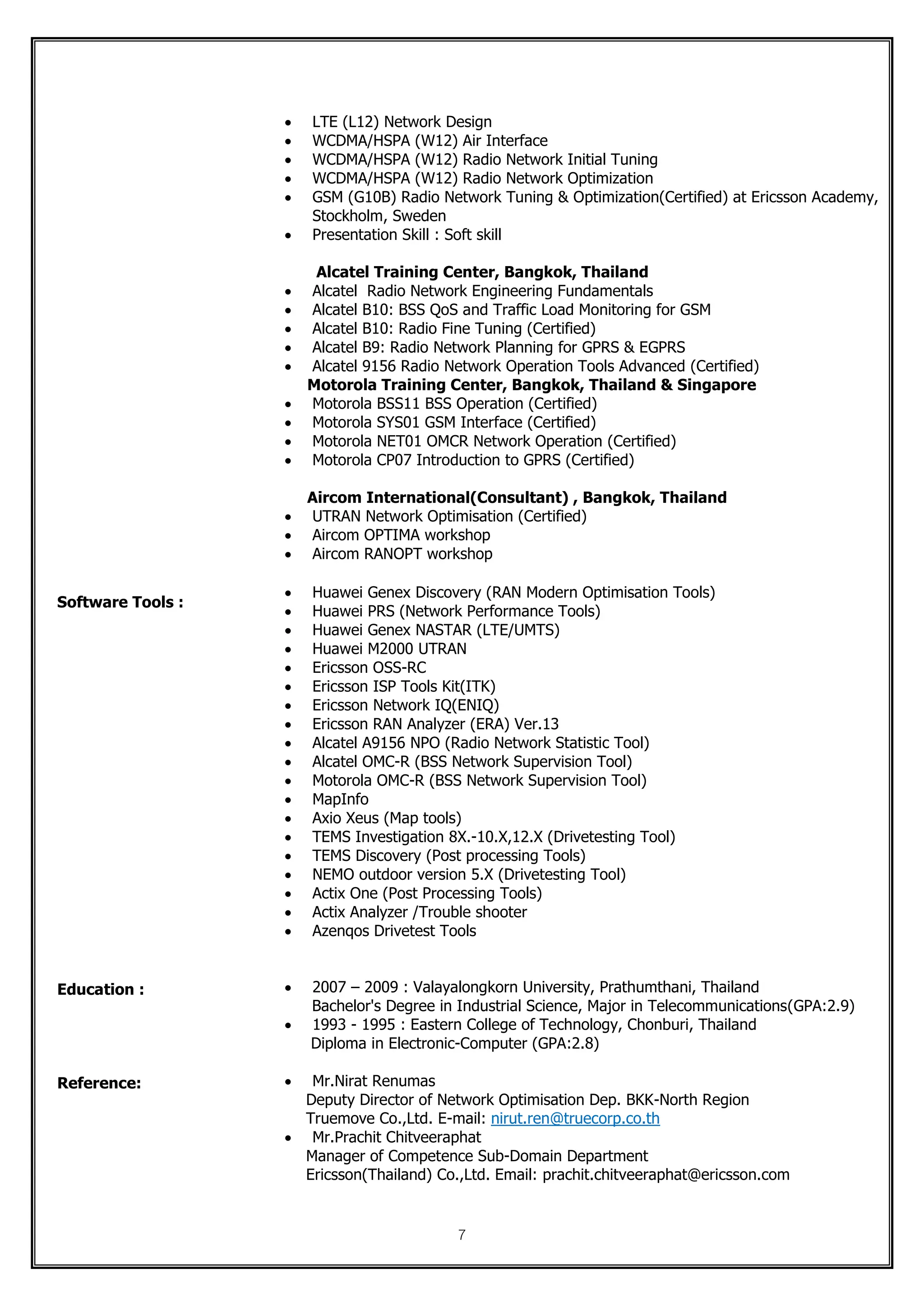 Mr.Thawat Itthidetwong CV | PDF