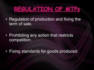 Mrtp act | PPT