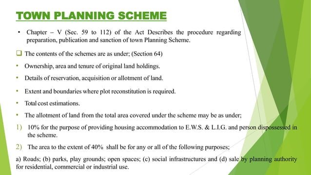 Maharashtra Regional and Town Planning Act | PDF