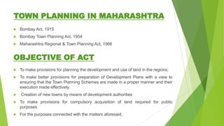 Maharashtra Regional and Town Planning Act | PDF