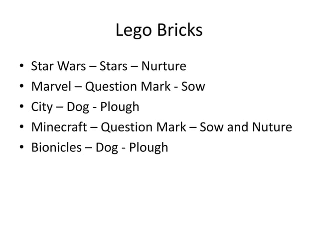 Mr tranter lego bcg matrix | PPTX