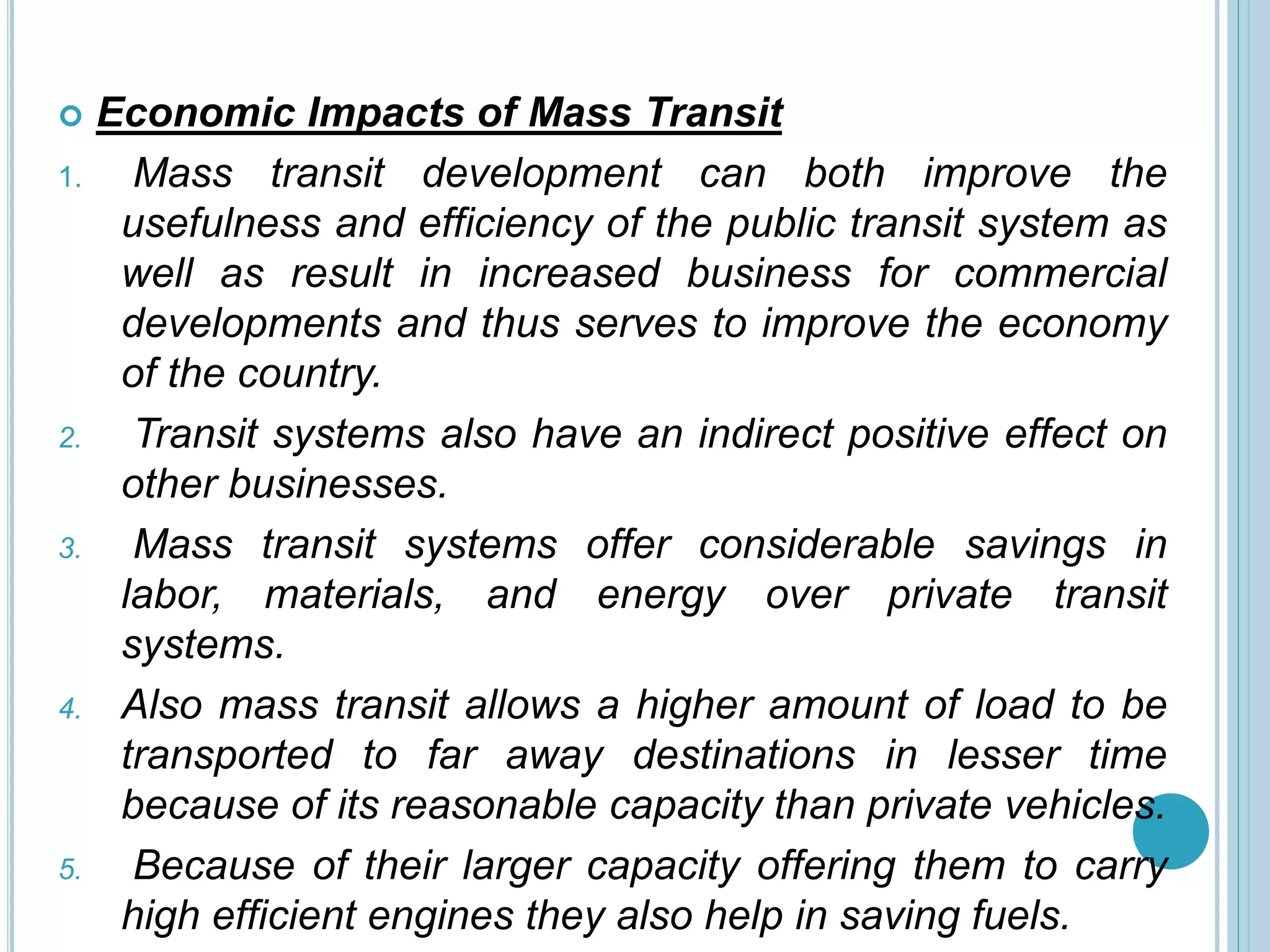 MASS RAPID TRANSIT SYSTEM | PPTX