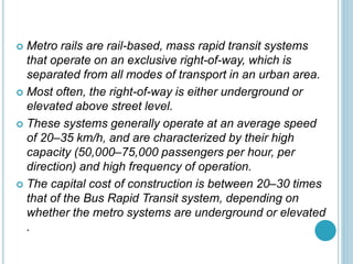 MASS RAPID TRANSIT SYSTEM | PPTX