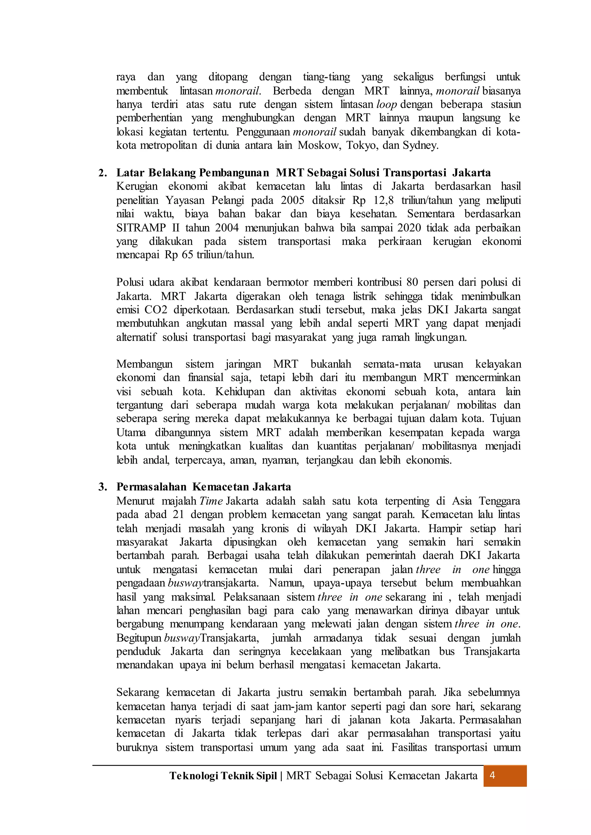 MRT sebagai solusi kemacetan jakarta (dimas bayu) | DOCX