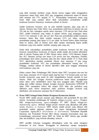MRT sebagai solusi kemacetan jakarta (dimas bayu) | DOCX