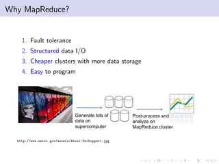 QR Factorizations and SVDs for Tall-and-skinny Matrices in MapReduce Architectures (SIAM CSE) | PPT