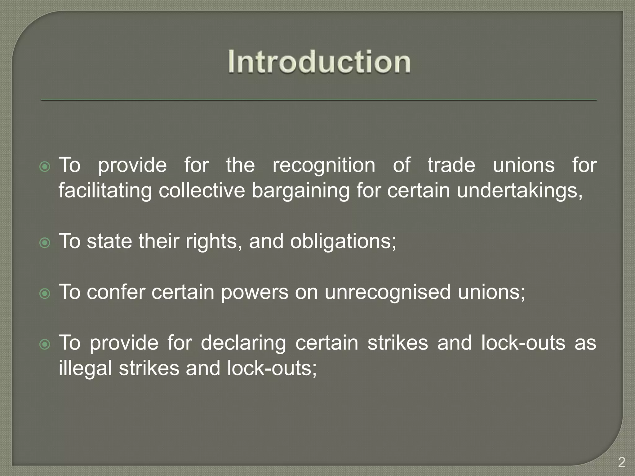 Maharashtra Recognition of Trade Unions & Prevention of Unfair Labour ...