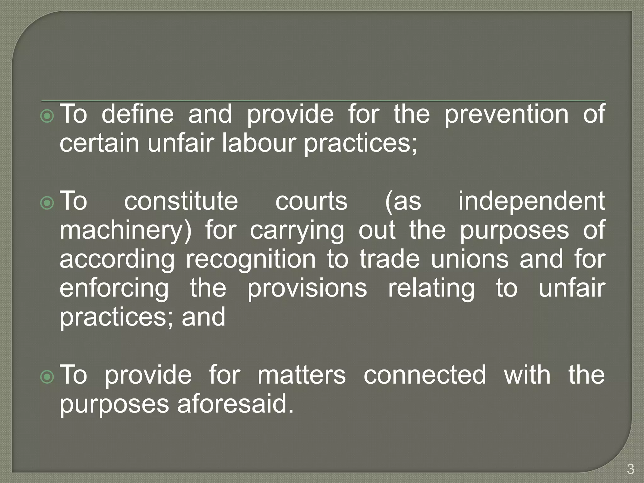 Maharashtra Recognition of Trade Unions & Prevention of Unfair Labour ...