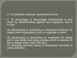 Maharashtra Recognition of Trade Unions & Prevention of Unfair Labour ...