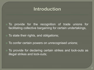 Maharashtra Recognition of Trade Unions & Prevention of Unfair Labour ...