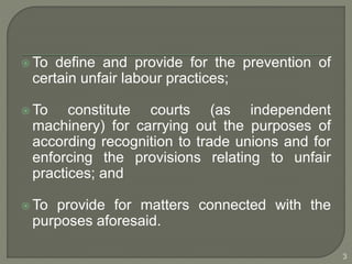 Maharashtra Recognition of Trade Unions & Prevention of Unfair Labour ...